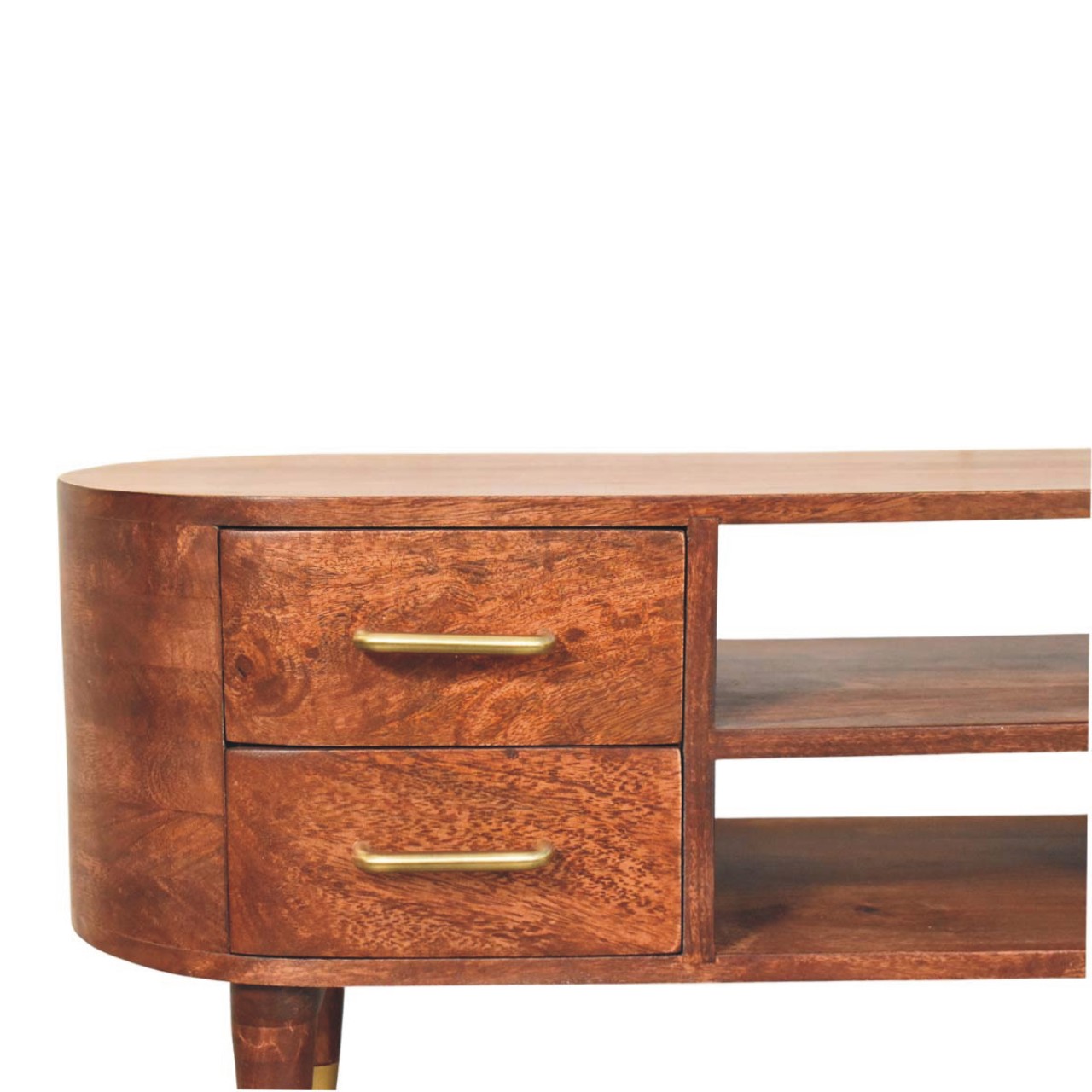 Jetson Curve Media Console | The Woodman Furniture | Handcrafted Furniture