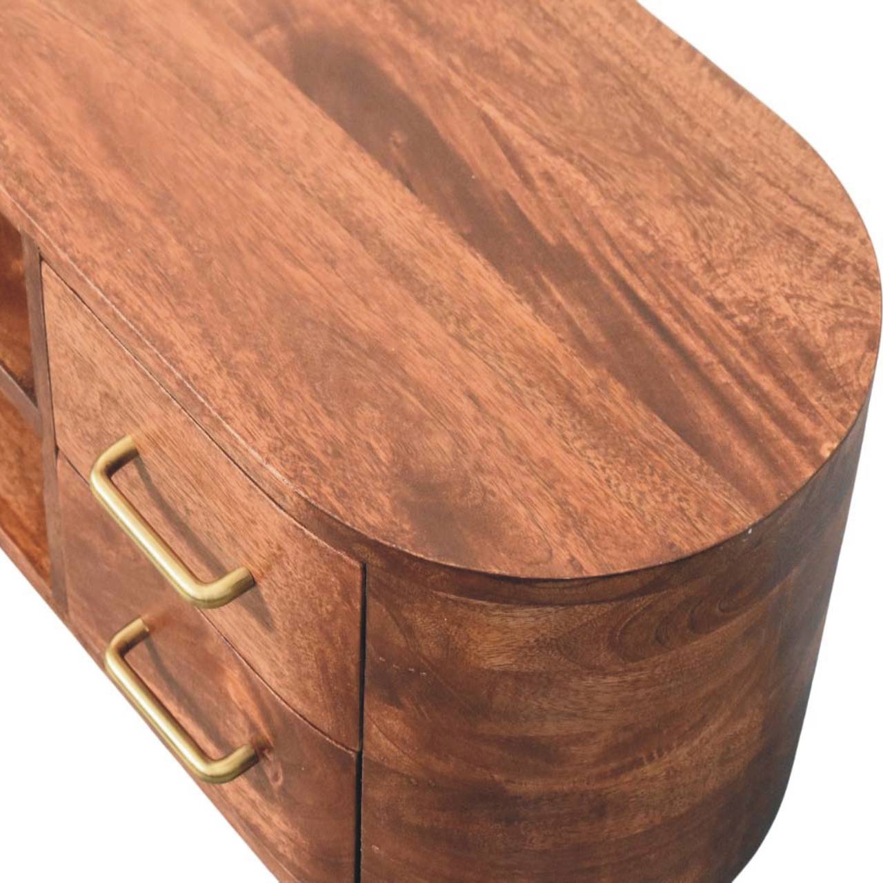 Jetson Curve Media Console | The Woodman Furniture | Handcrafted Furniture