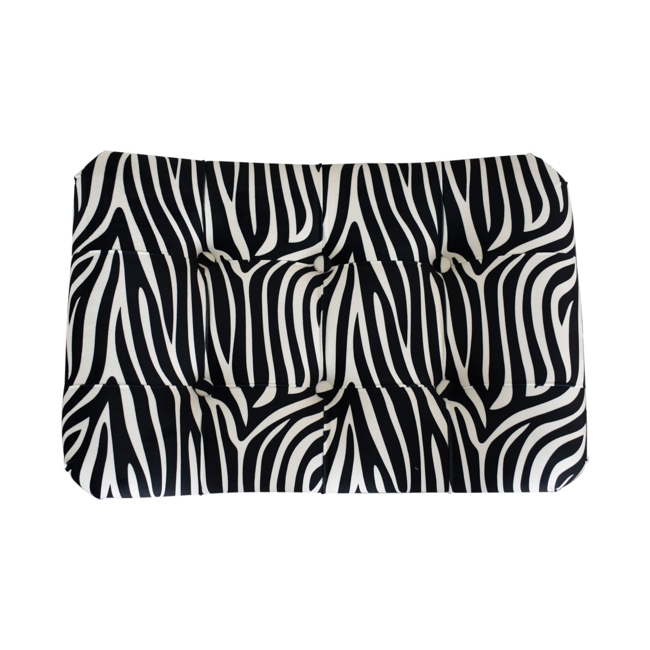 Zebra Print Curved Bench | The Woodman Furniture | Handcrafted Furniture
